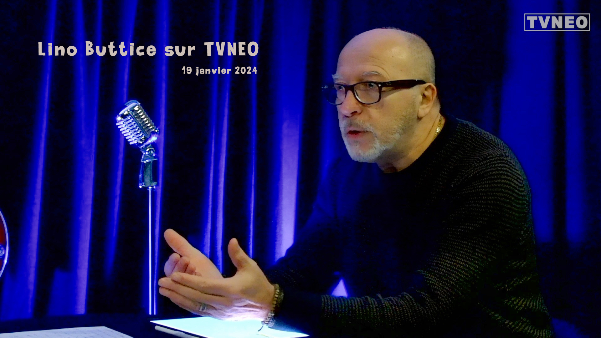 2024 - Lino Buttice se dévoile sur TVNEO - TVNEO